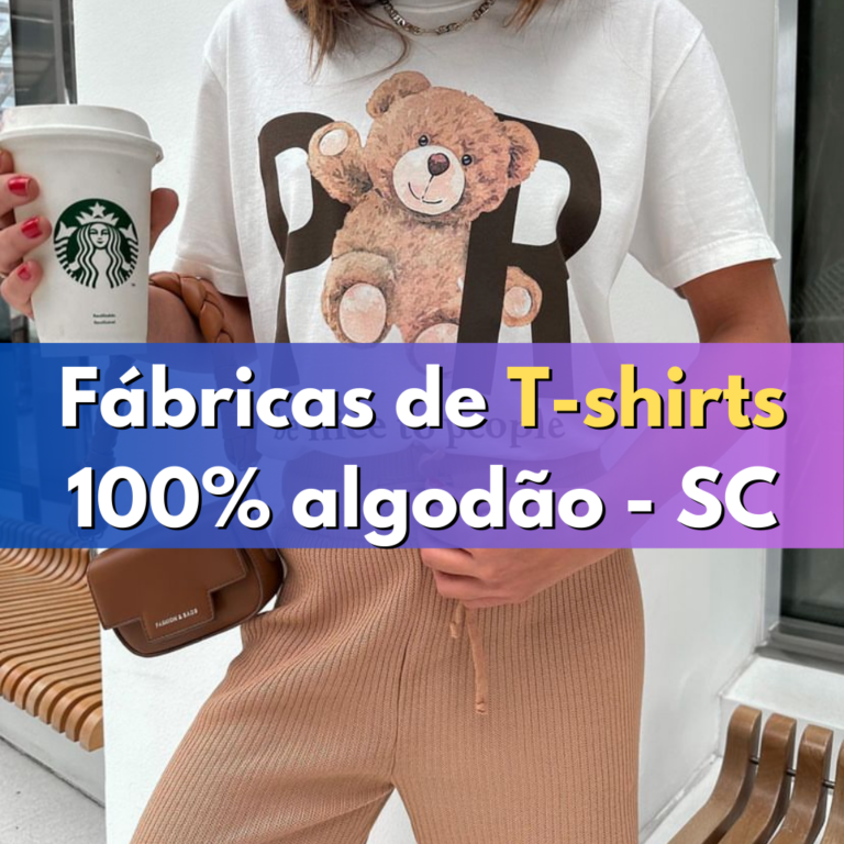 Fábrica de t-shirt 100% algodão atacado de Santa Catarina (Brusque ...